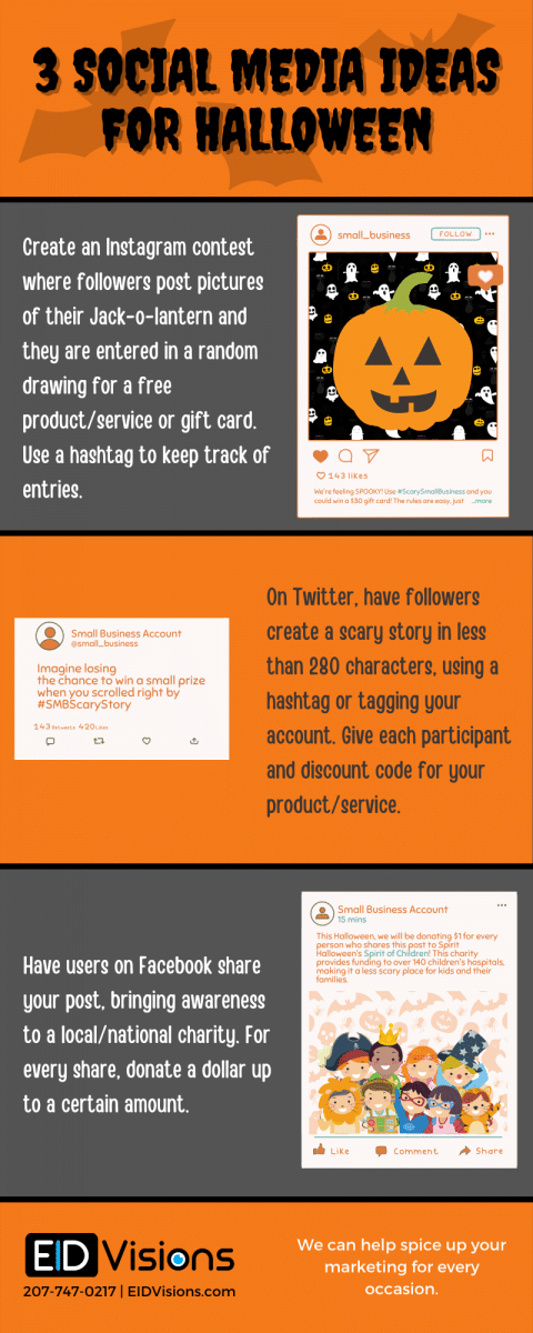 3 Social Media Ideas for Halloween [INFOGRAPHIC] | Blog | EID Visions